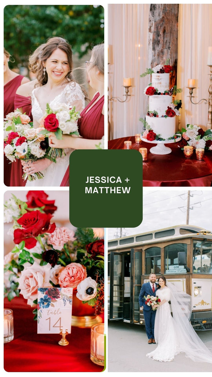 Jessica & Matthew Winter Wonderland at Chandelier Grove – Bramble & Bee